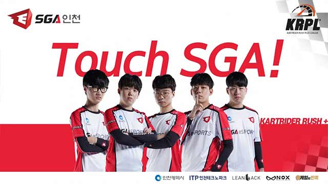 2021 카트라이더 러쉬플러스 리그 시즌1 SGA인천 로스터 'Touch SGA????'